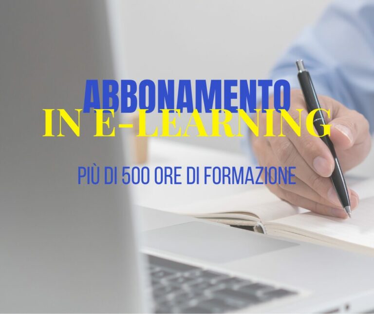 ABBONAMENTO corsi in E-Learning | E-Train